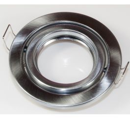 Silver spotlight fitting for both MR16 and GU10